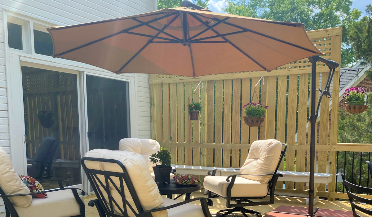 Privacy for decks is best accomplished with privacy decks by Archadeck.